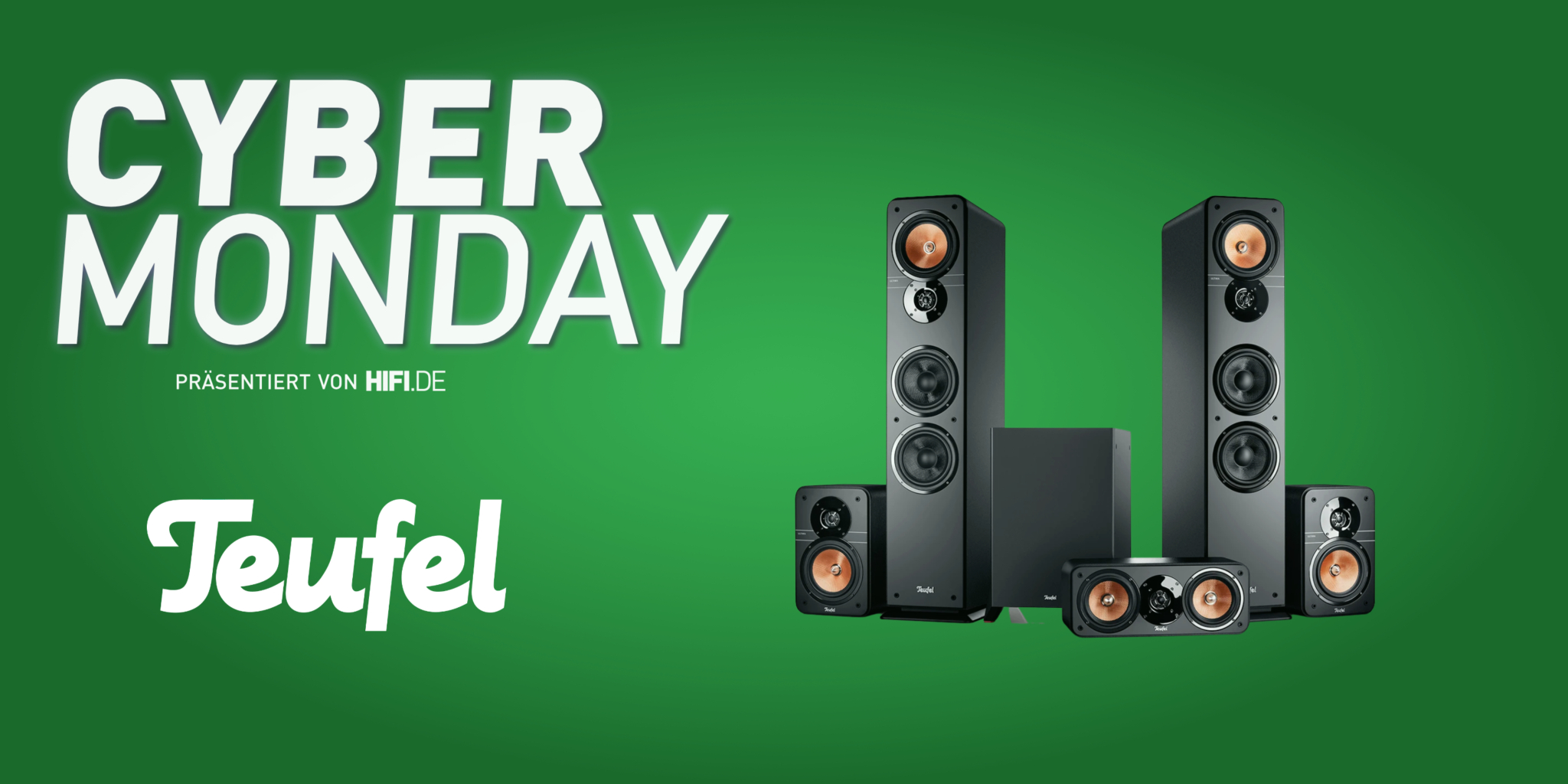 Teufel Ultima Surround-Set am Cyber Monday stark reduziert: 6 Boxen für ...