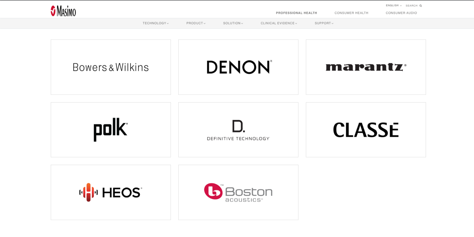 Neue Heimat für B&W, Denon & Co.: Sound United heißt jetzt Masimo ...