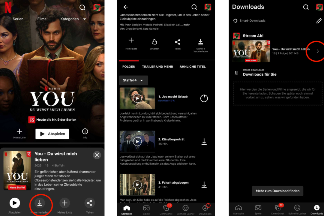 Netflix offline schauen: So geht's - HIFI.DE