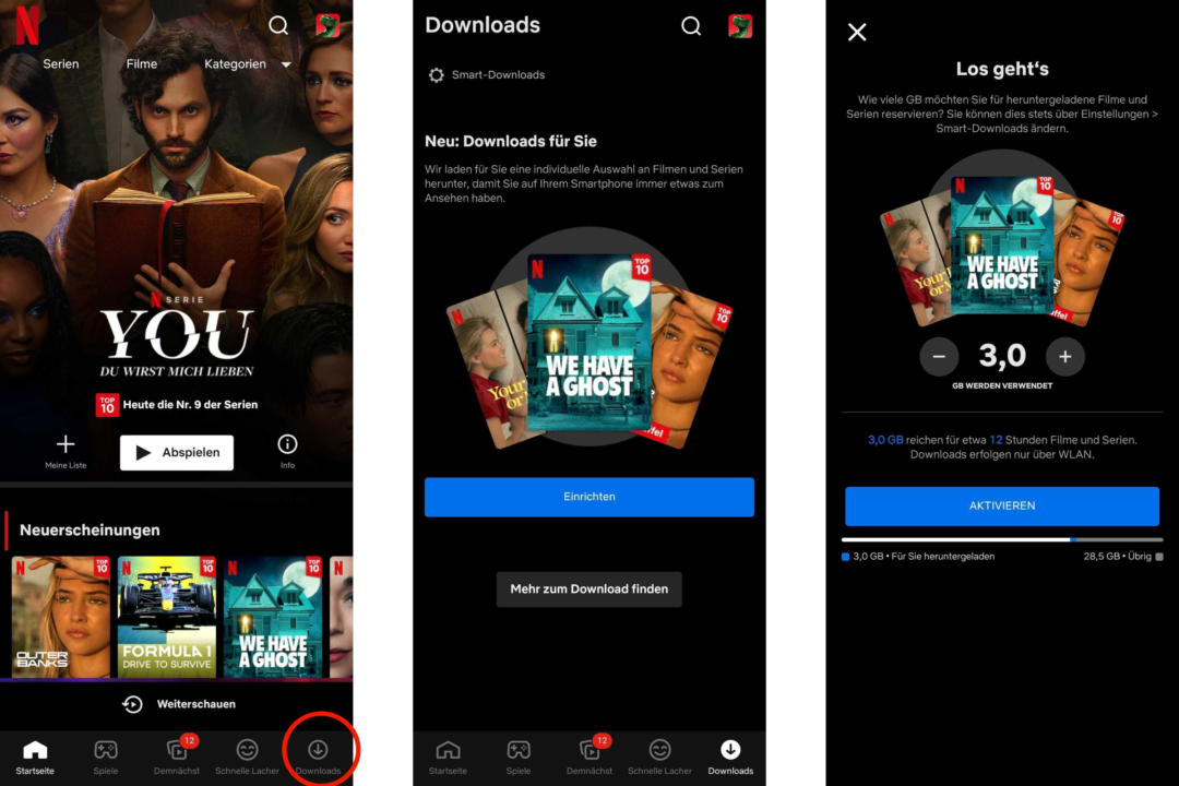Netflix offline schauen: So geht's