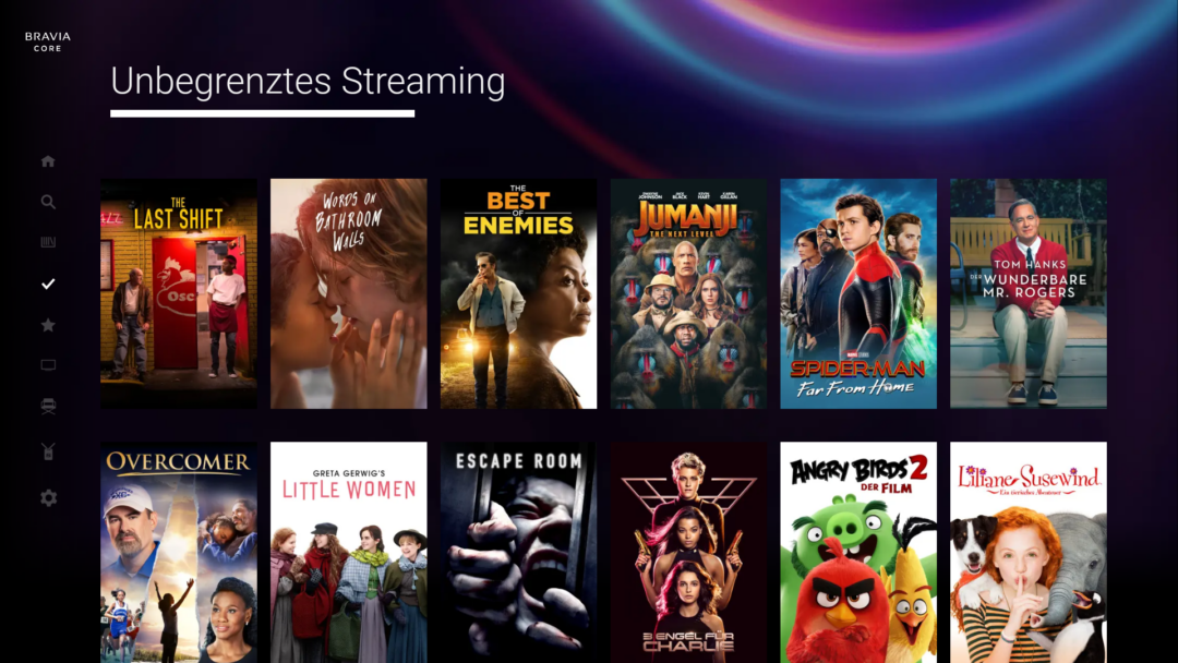 Sony Bravia Core im Test: Der Streaming-Dienst mit dem besten Bild ...