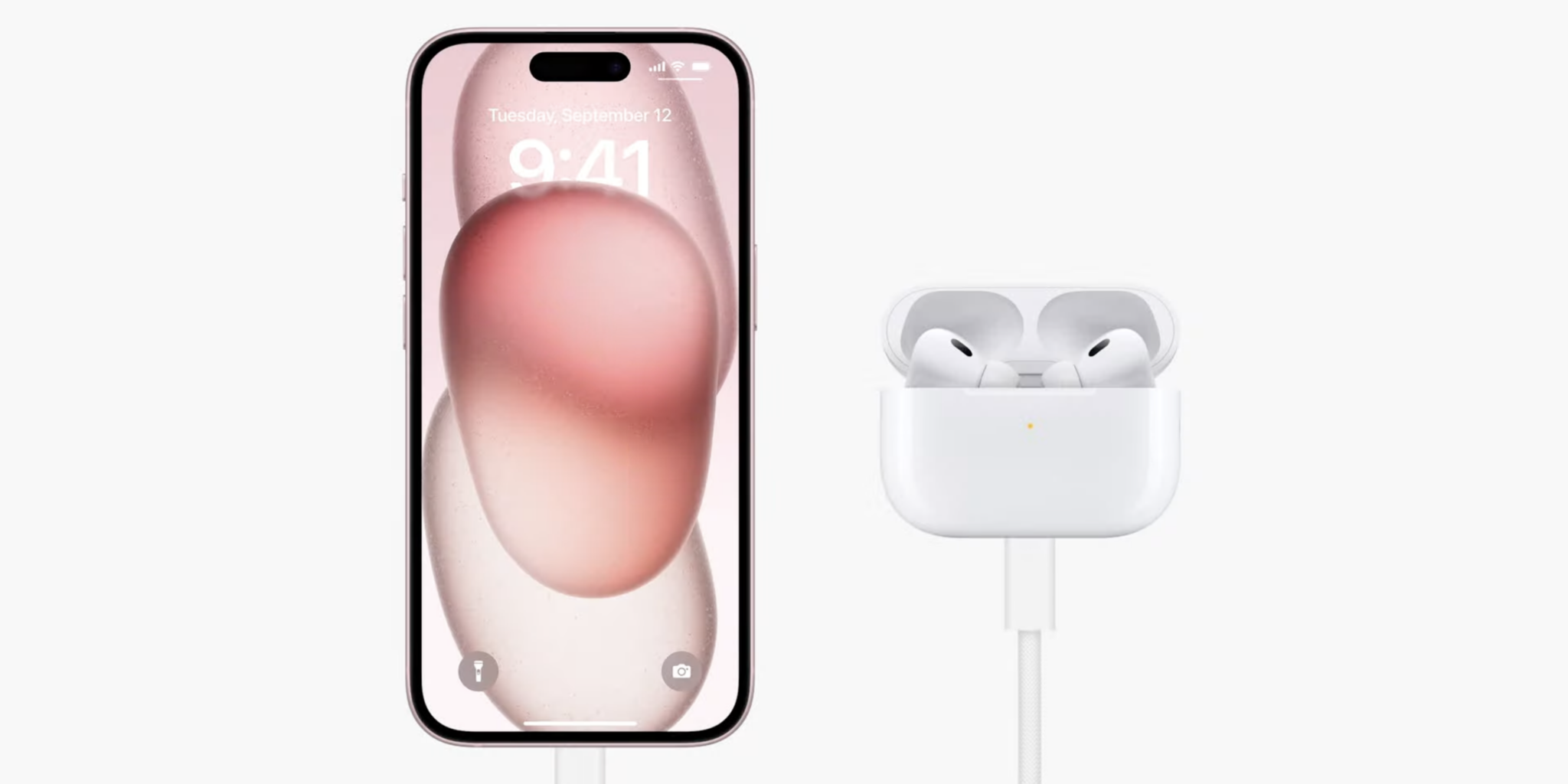 AirPods Pro 2, EarPods und iPhone 15 tauschen Lightning gegen USB-C ...