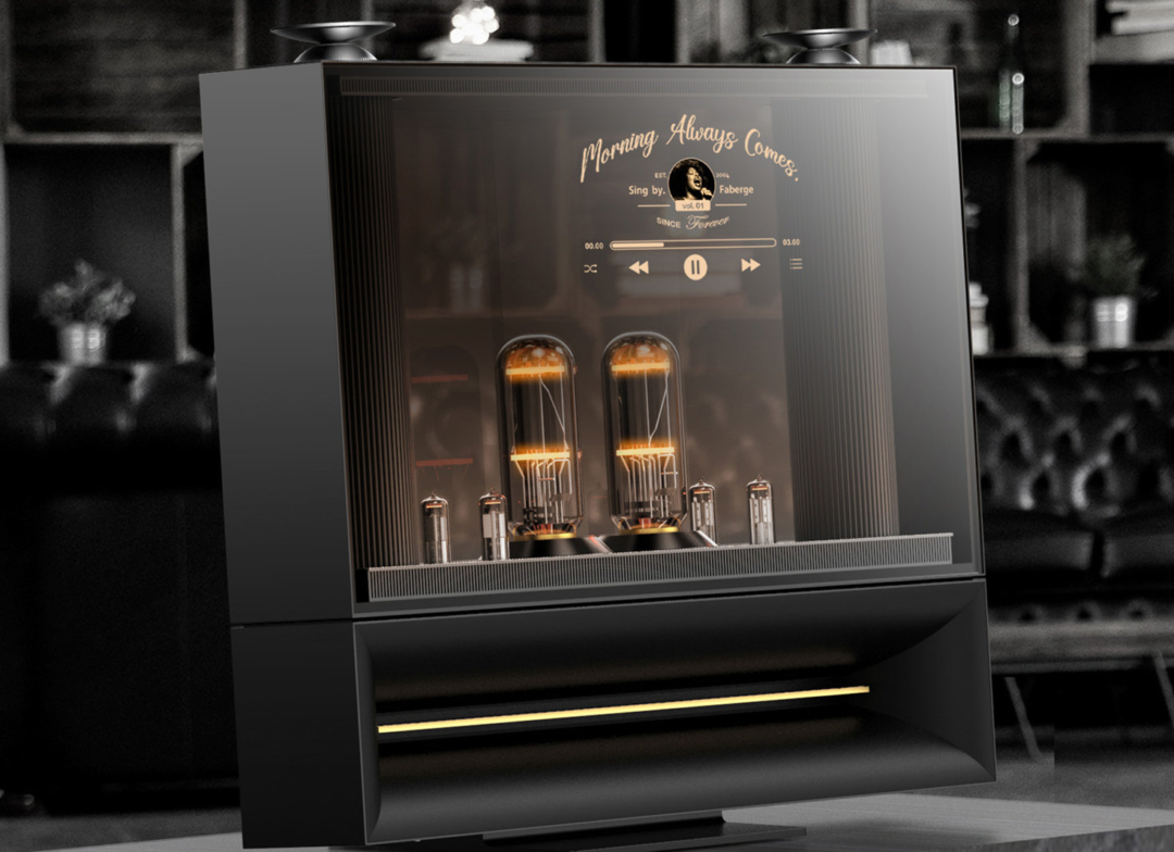 LG DukeBox kombiniert Vakuumröhren-Verstärker mit transparenten OLED ...