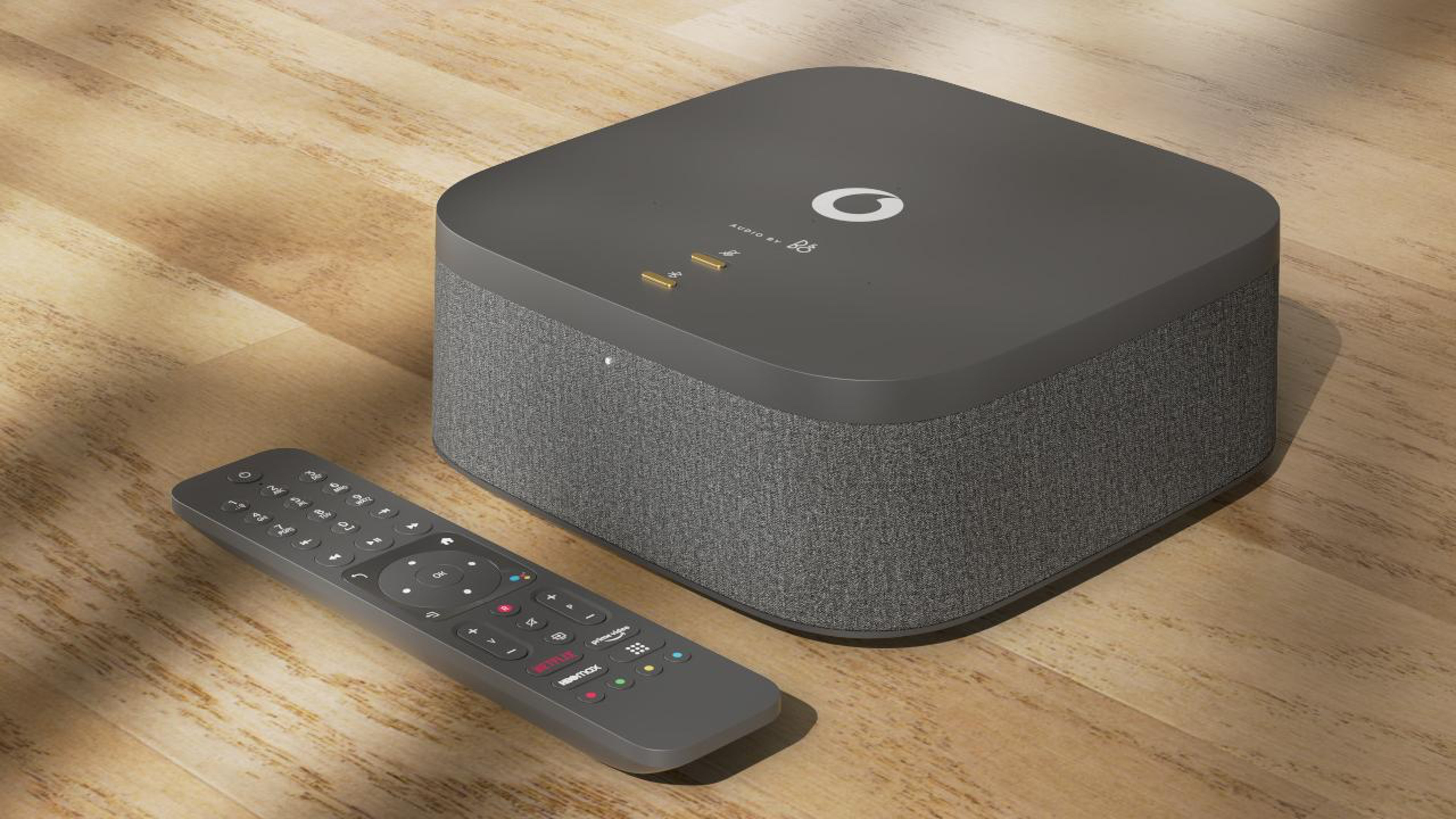 Vodafone GigaTV Neue Streaming Box Mit Lautsprechern Von Bang Vodafone GigaTV Neue Streaming Box Mit Lautsprechern Von Bang