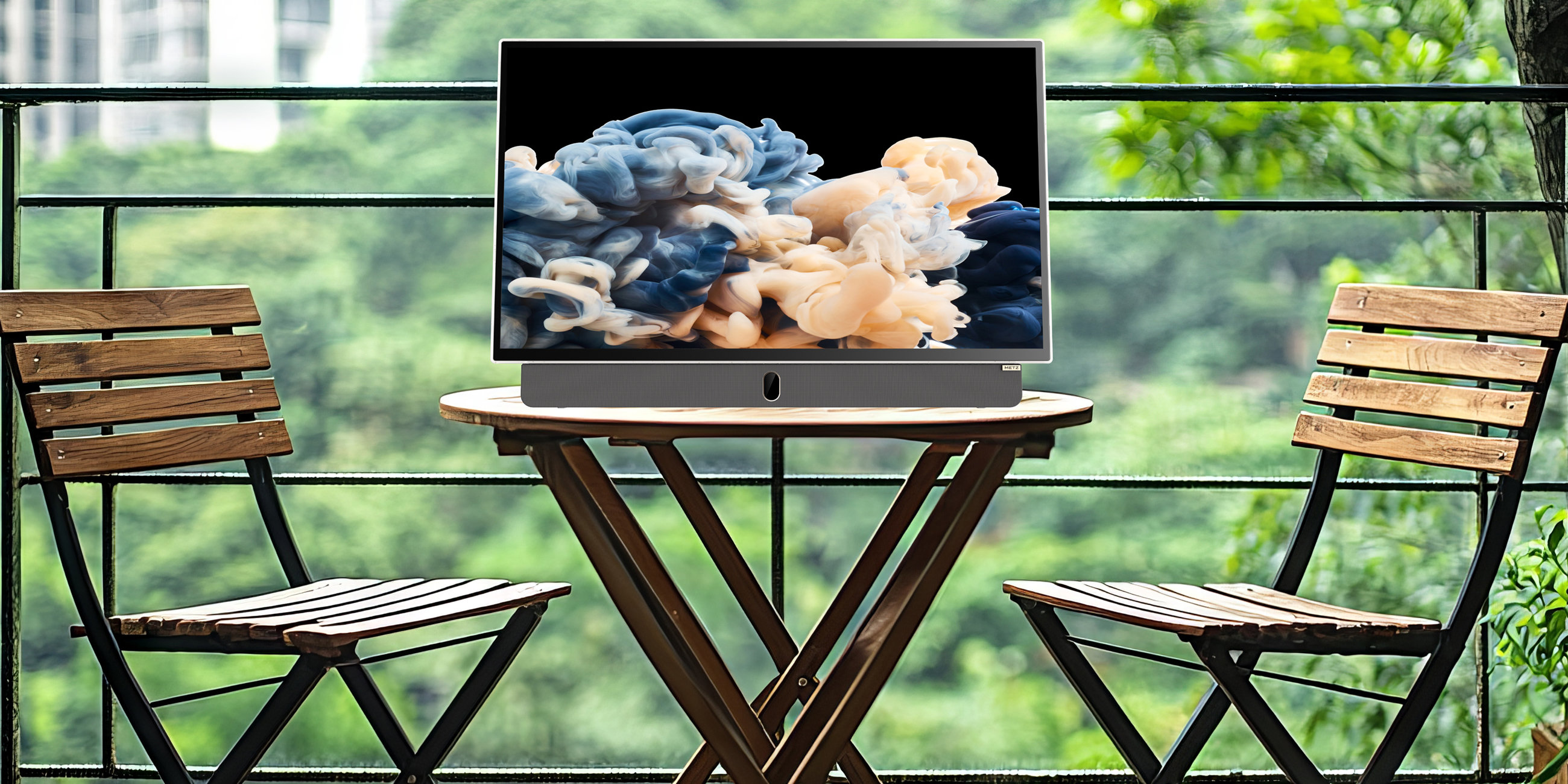 Tragbarer Smart-TV! Metz zeigt Fernseher mit integriertem Akku und ...