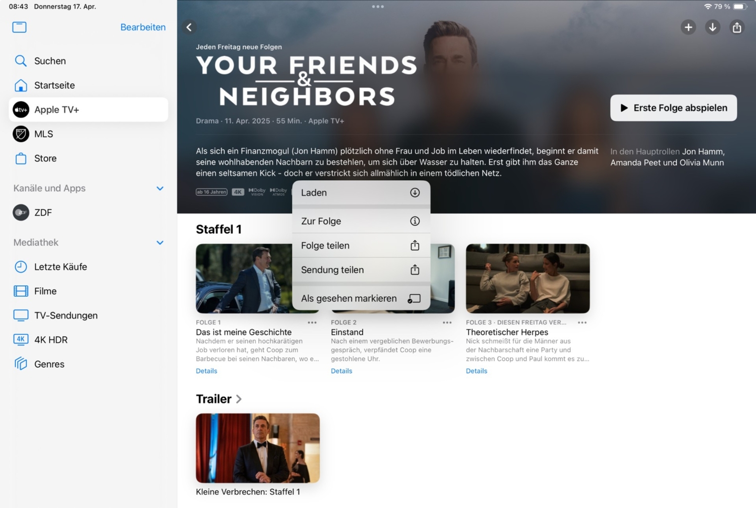 Apple TV+ offline nutzen: So lädst du Filme und Serien herunter - HIFI.DE