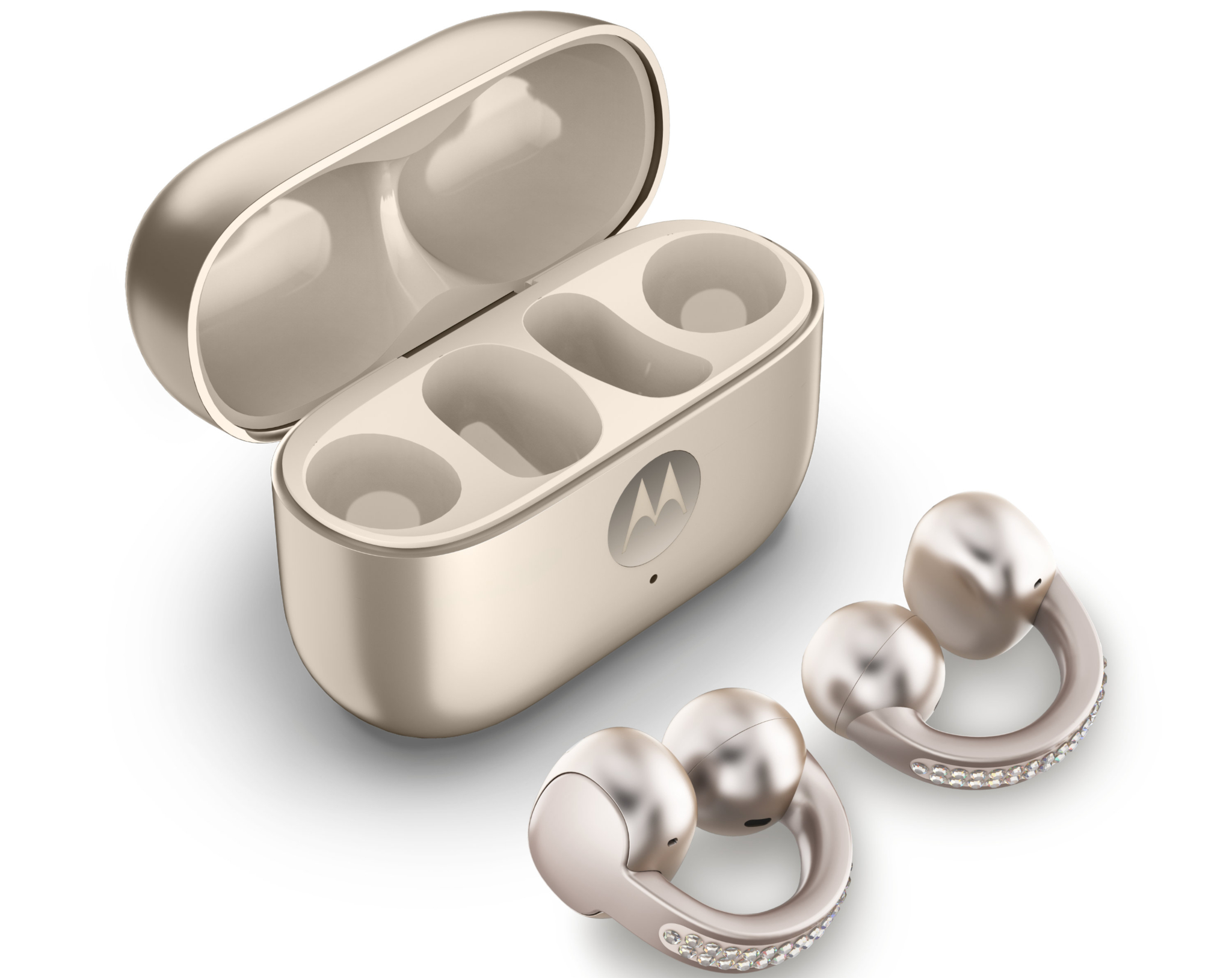 Motorola moto buds loop: Open-Ear-Hingucker mit Sound by Bose und Swarovski-Kristallen - HIFI.DE