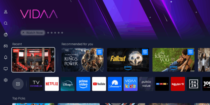 Vidaa von Hisense – das schnelle Smart-TV-System