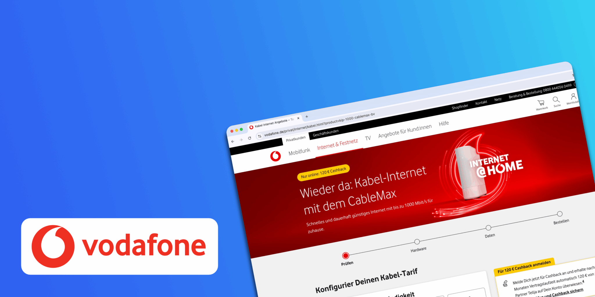 Die besten Vodafone-Deals: Hier gibt's 1.000 Mbit/s und 120 Euro ...